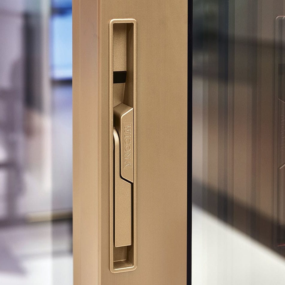Concealed pull handle - WICONA - for sliding windows / aluminum ...