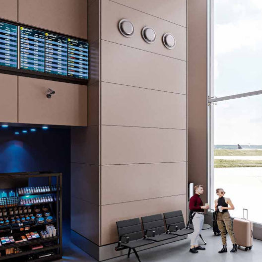 Cover panel - TOPLAB®VERTICAL METALLICS - TRESPA - for interior / fire ...