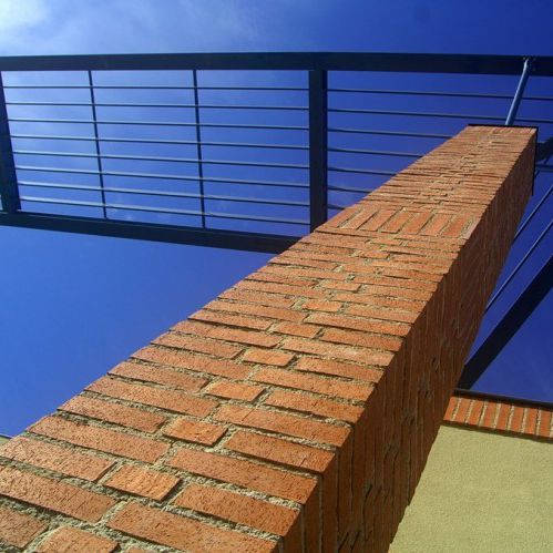 Solid brick - STICK - TERRES CUITES DE RAUJOLLES - perforated / aged ...