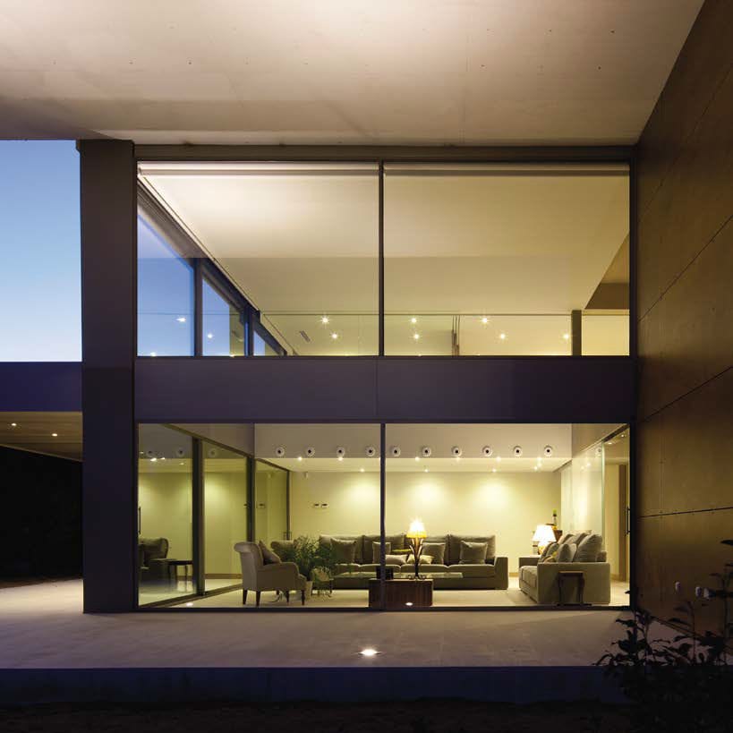 Sliding patio door - LUMEAL - TECHNAL - aluminum / double-glazed / acoustic