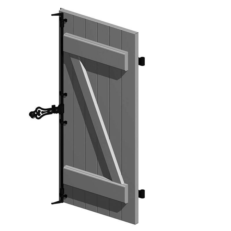 Swing shutter - NOTEAL - TECHNAL - fixed / aluminum / wood look