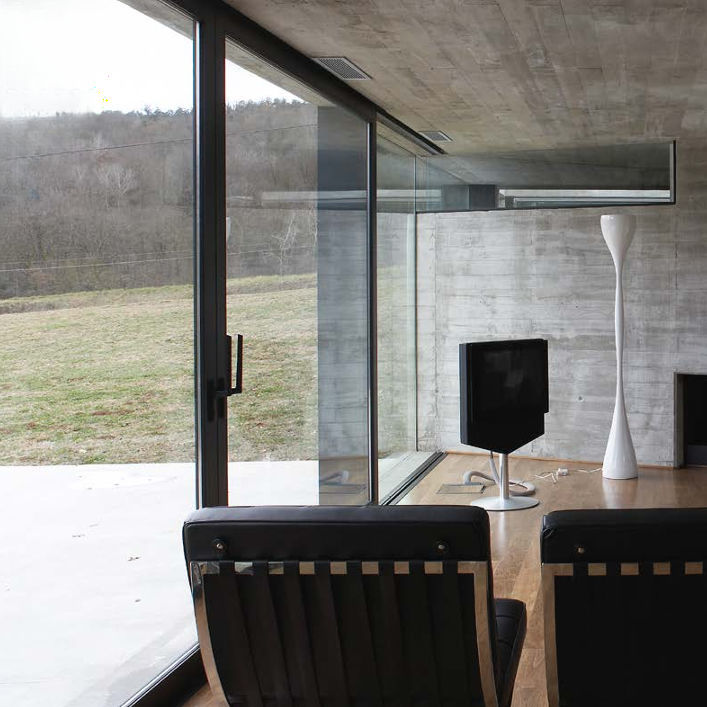 Aluminum window - GALENE - TECHNAL - pocket / double-glazed / double leaf