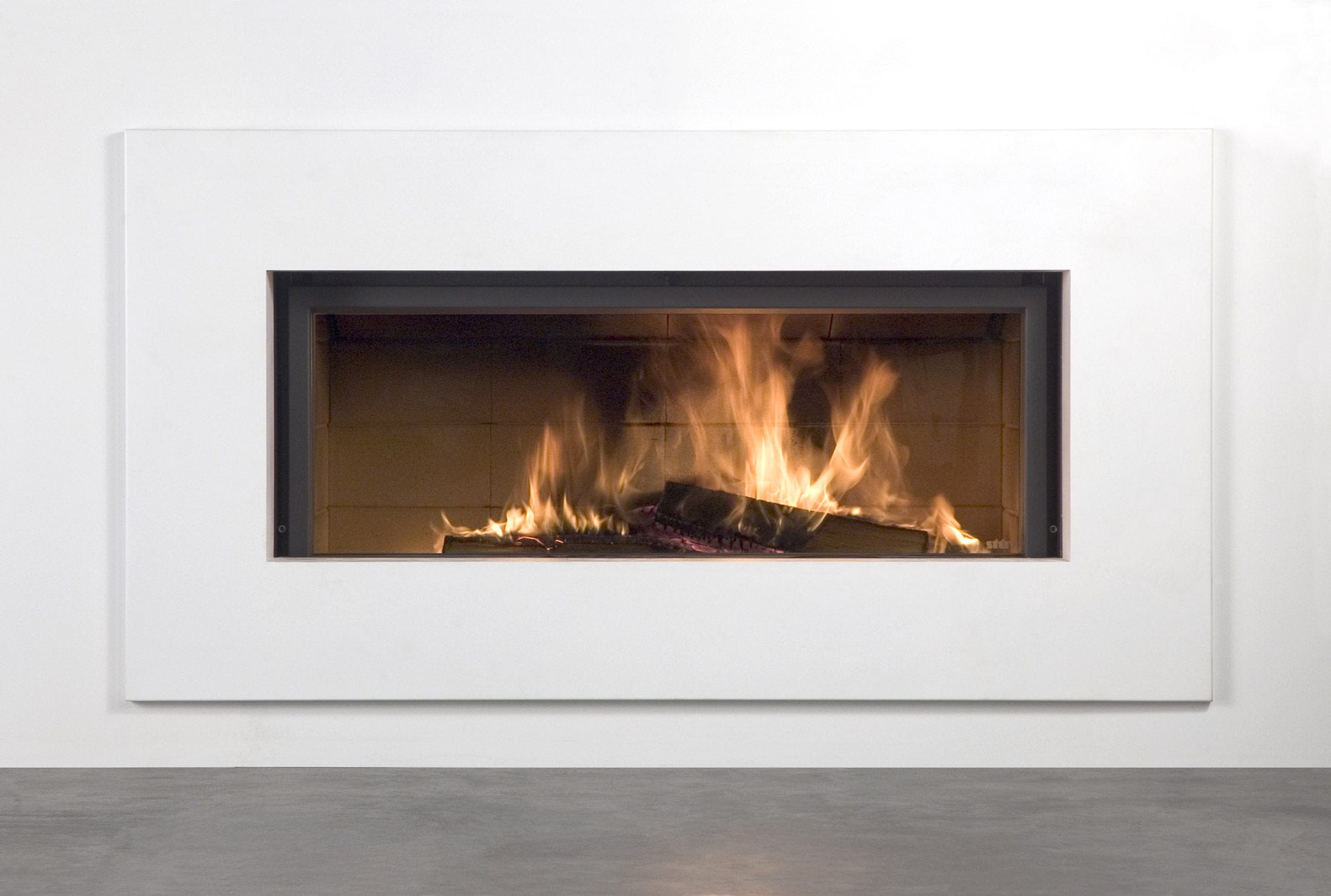 Wood-burning fireplace insert - 21-135 - Stûv - steel / contemporary