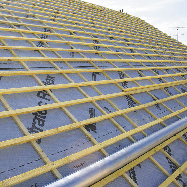 HPV roofing barrier - STRATEC® REFLEX - SOPREMA - reflective / synthetic