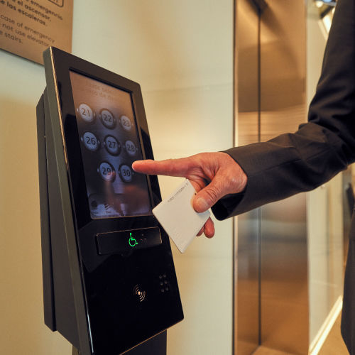 Access control control keypad - COMPASS® 360 - Otis - for elevator ...