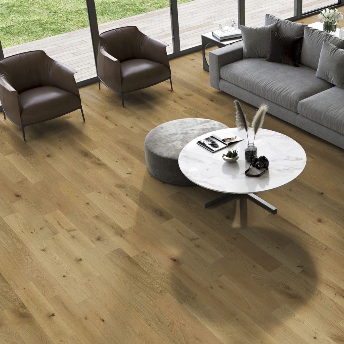 Semi-solid parquet floor - Robusto Breteuil Huilé 150 - SOBOPLAC - oak ...