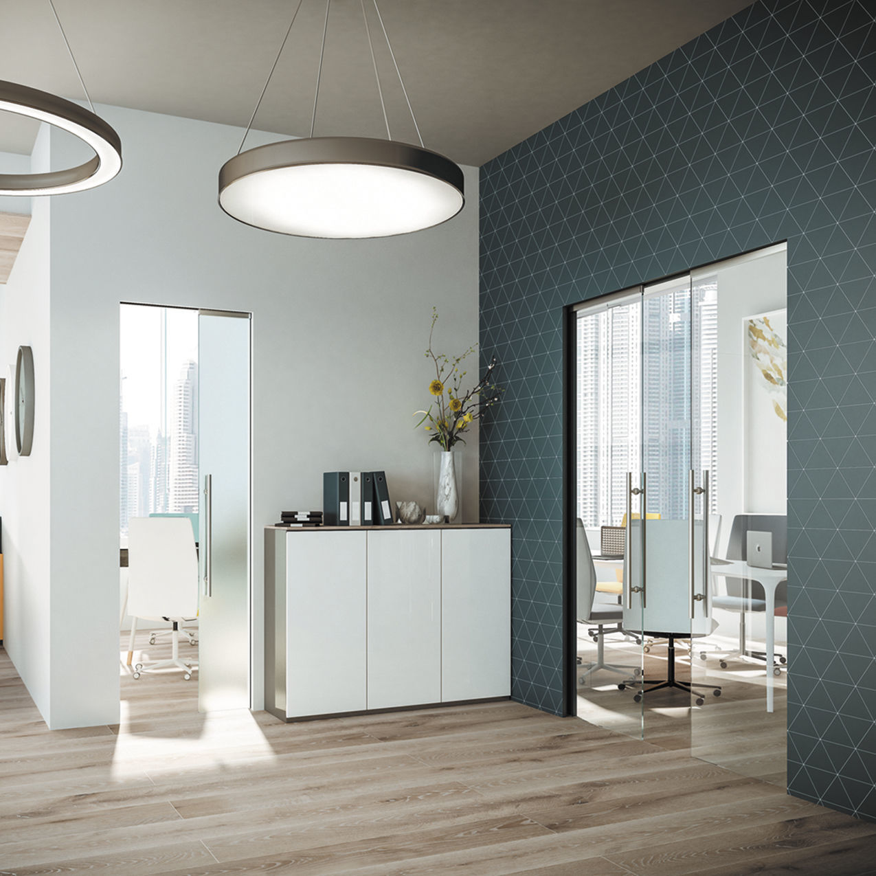 Sliding door pocket system - ESSENTIAL - SCRIGNO - kit
