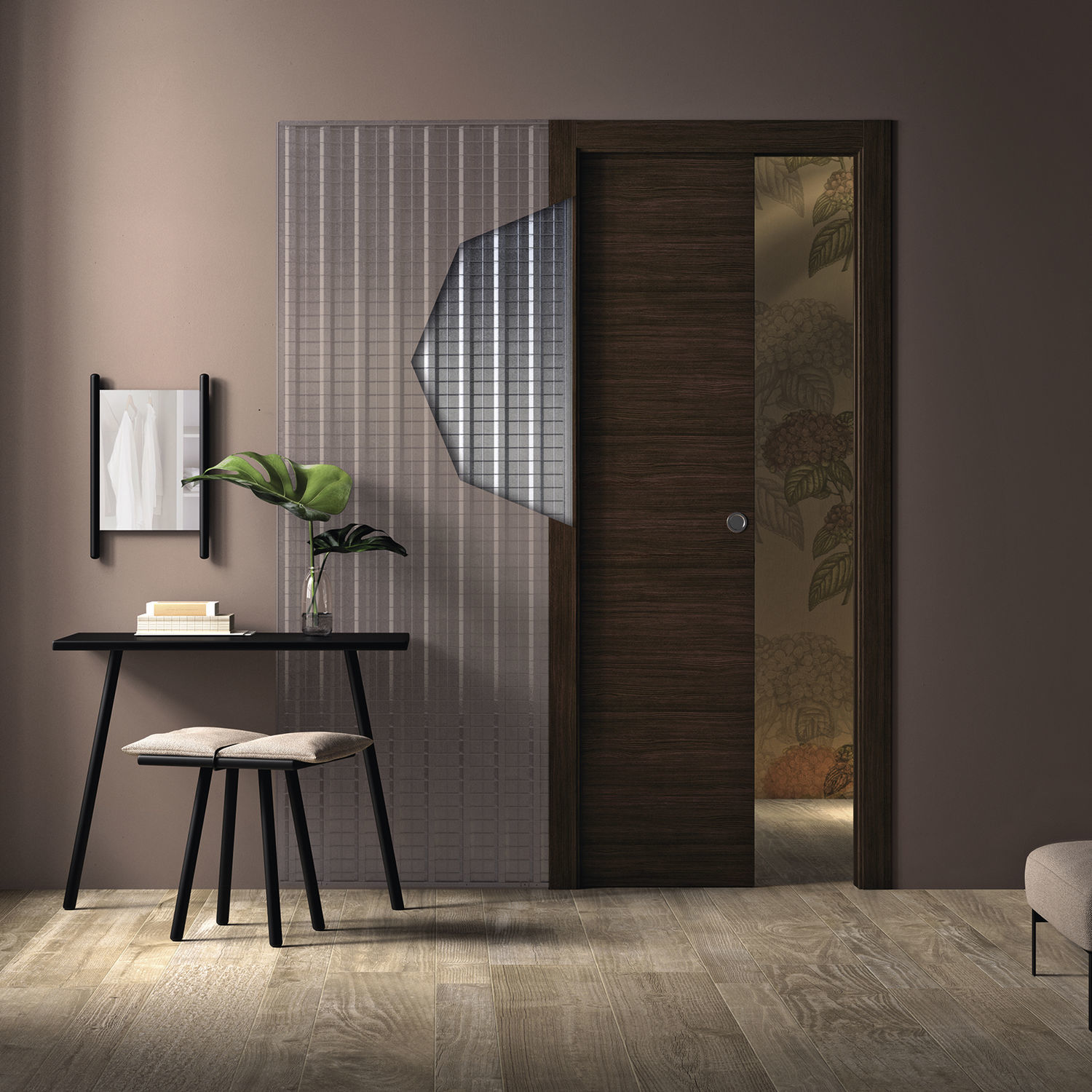 Sliding door pocket system - SCRIGNOTECH - SCRIGNO - kit