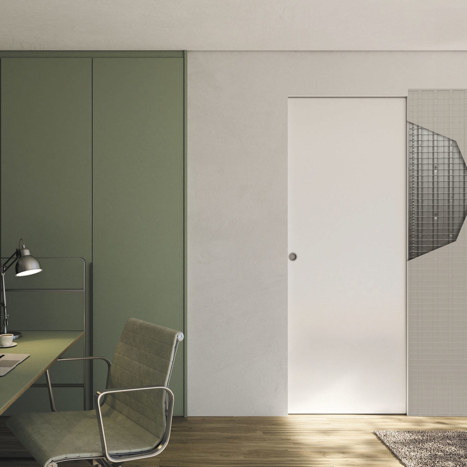 Sliding door pocket system - TECHZERO - SCRIGNO - kit