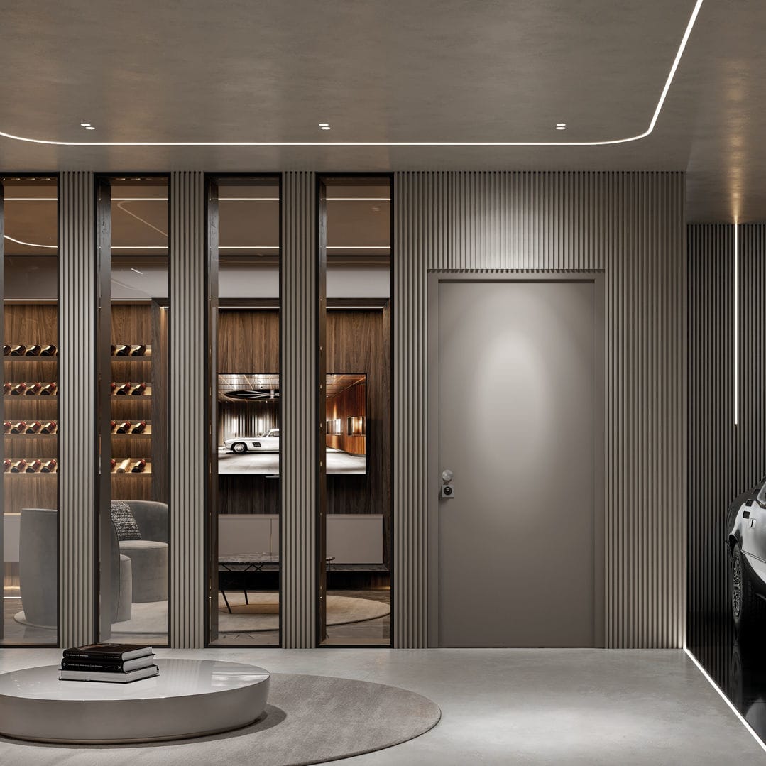 Interior door - FIRE 30/90 - SCRIGNO - metal / sliding / traditional