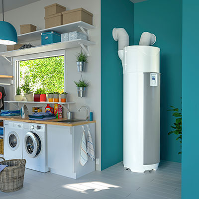 Electric hot water tank - EXPLORER - ATLANTIC - solar / free-standing ...