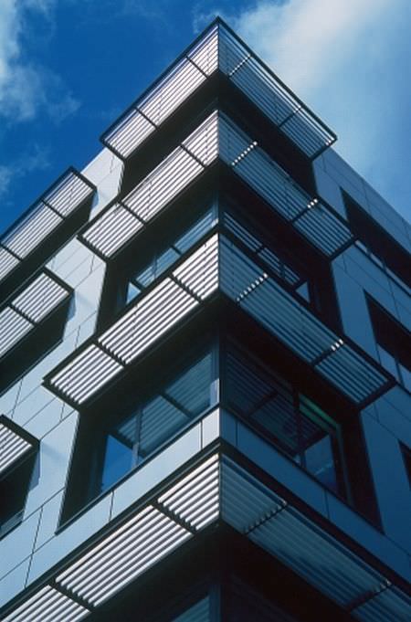Aluminum solar shading - BS 30 - Reynaers Aluminium - for facade ...
