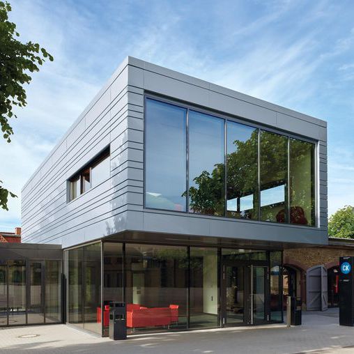 Panel cladding - HORIZONTAL - RHEINZINK - zinc / horizontal / sustainable