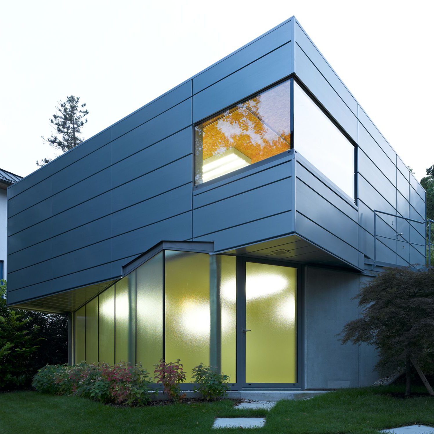 Cassette cladding - K 25 - RHEINZINK - zinc / horizontal / sustainable