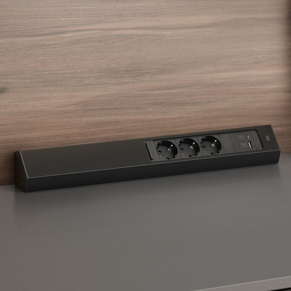 Power socket - CASIA 2 - BACHMANN - USB / multiple / wall-mounted