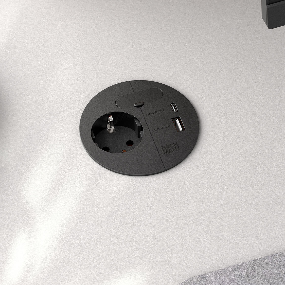 Power socket - LOOP IN CHARGE - BACHMANN - USB / desk / built-in