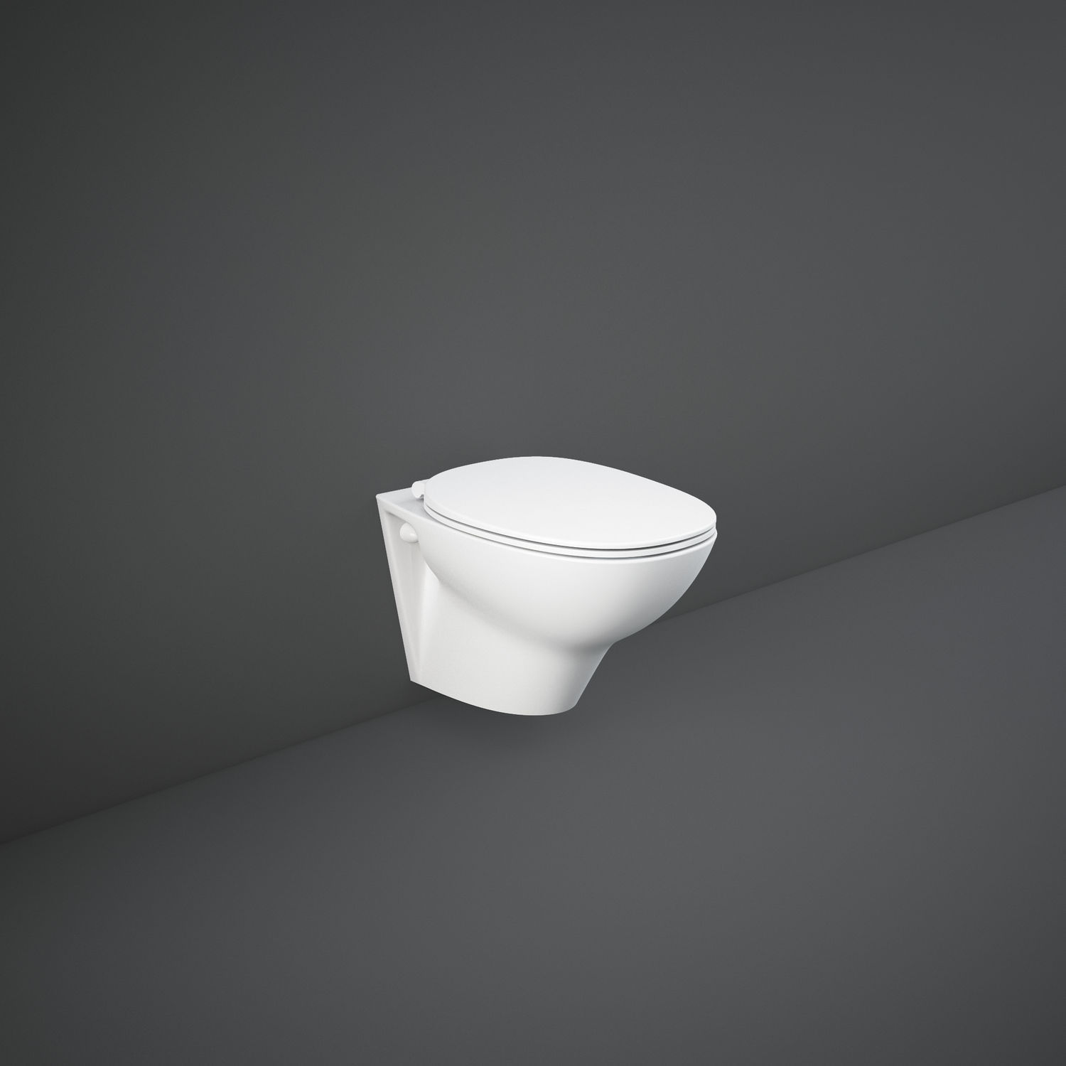 Wall-hung toilet - Rak-Morning - RAK Ceramics - ceramic / rimless / modern