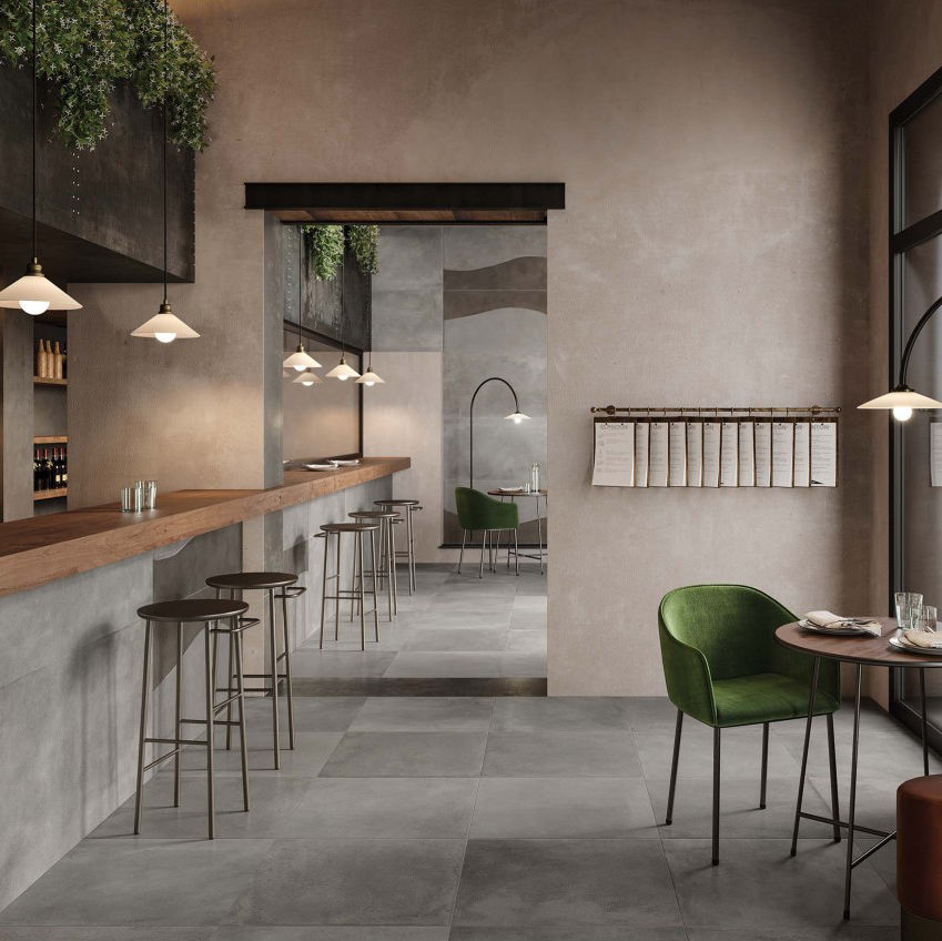 Ceramic tile - LAVA CONCRETE - RAK Ceramics - cement / concrete / lava