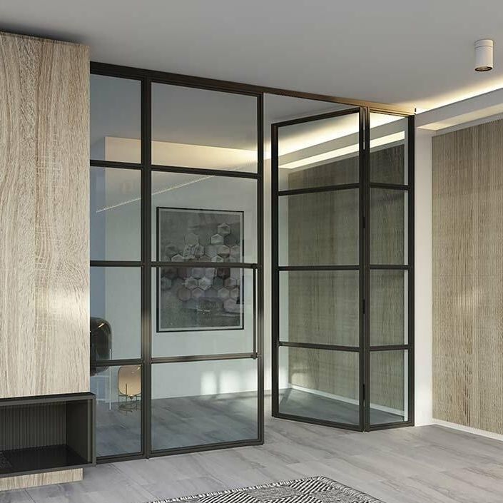 Standard glass panel - FACTORY® - PROFILS SYTEMES - acoustic / safety ...