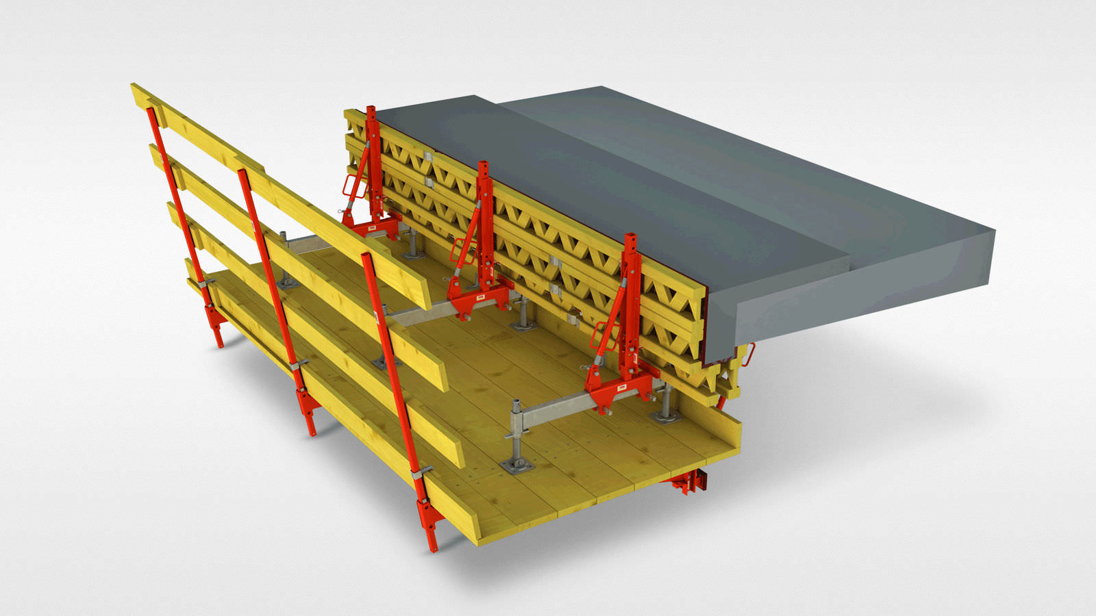 Modular formwork - VARIOKIT - PERI S.A.S. - metal / for stairwell