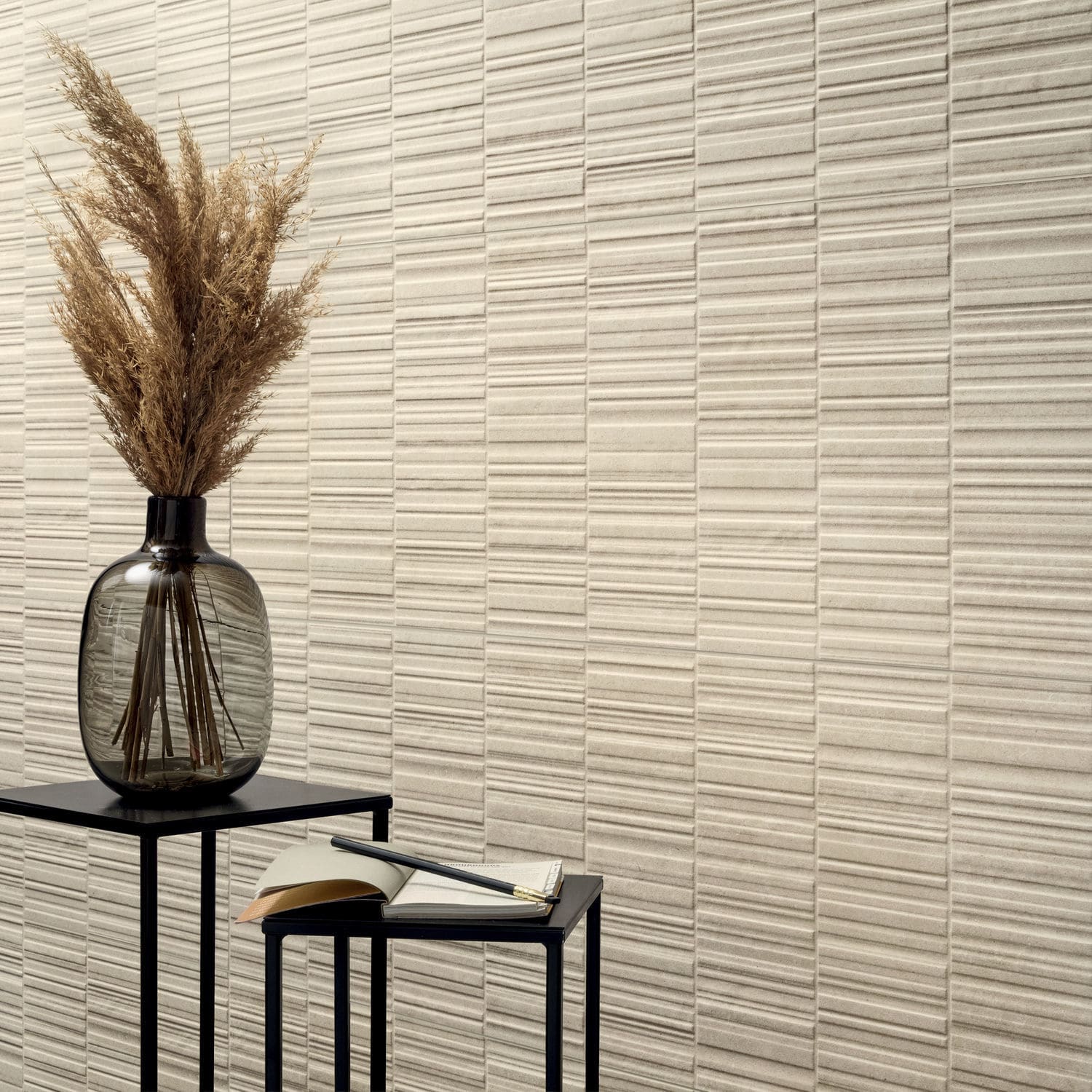 Indoor tile - IQONIQA : BRIX VELVET - Panaria ceramica - bathroom ...