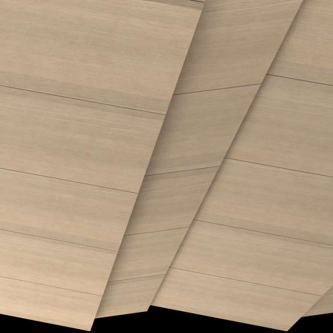 Wooden suspended ceiling - COLLISION - OBERFLEX - tile / for office ...