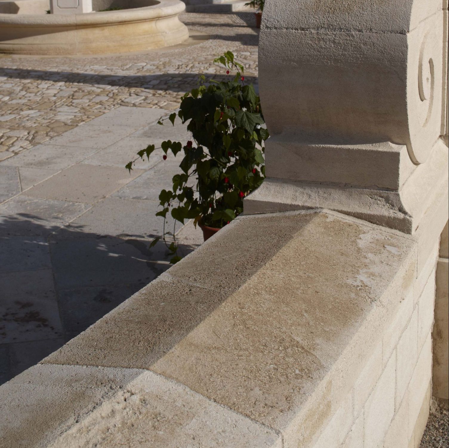 Balustrade wall coping - BORRÈZE - OCCITANIE PIERRES - for garden ...