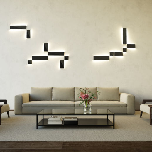 Contemporary wall light - DENT - Modular Lighting Instruments - indoor ...