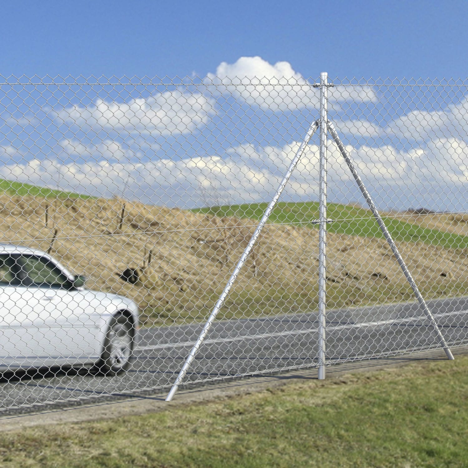Galvanised steel fence post - PREMONTADO - Moreda Riviere Trefilerías ...