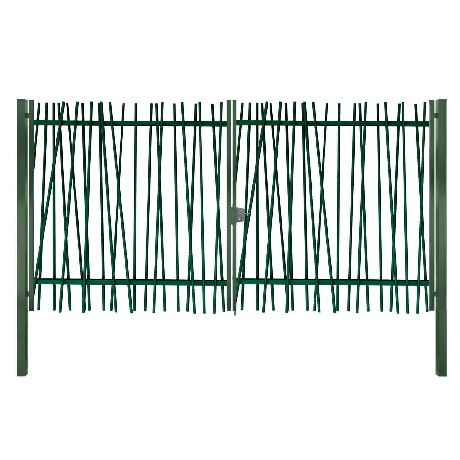 Swing gate - EXOTIC® PLUS MRT - Moreda Riviere Trefilerías - galvanized ...