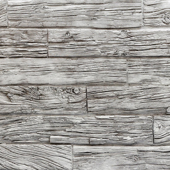 Polyester decorative panel - HORIZONTAL WOODEN SLEEPERS WHITE - MSD ...