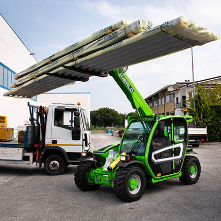 Loading telehandler - P 27.6 - MERLO - lifting / for construction