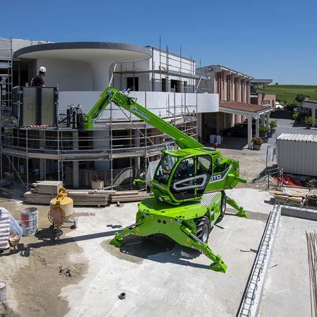 Loading telehandler - Roto 40.18 - MERLO - handling / lifting / rotating