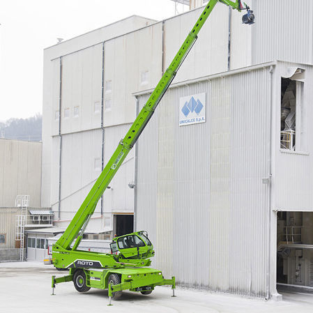 Loading telehandler - Roto 50.35 - MERLO - handling / lifting / rotating
