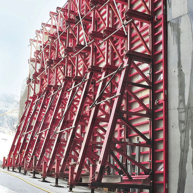 Modular formwork - SK / STB - Meva - frame / circular / single-sided