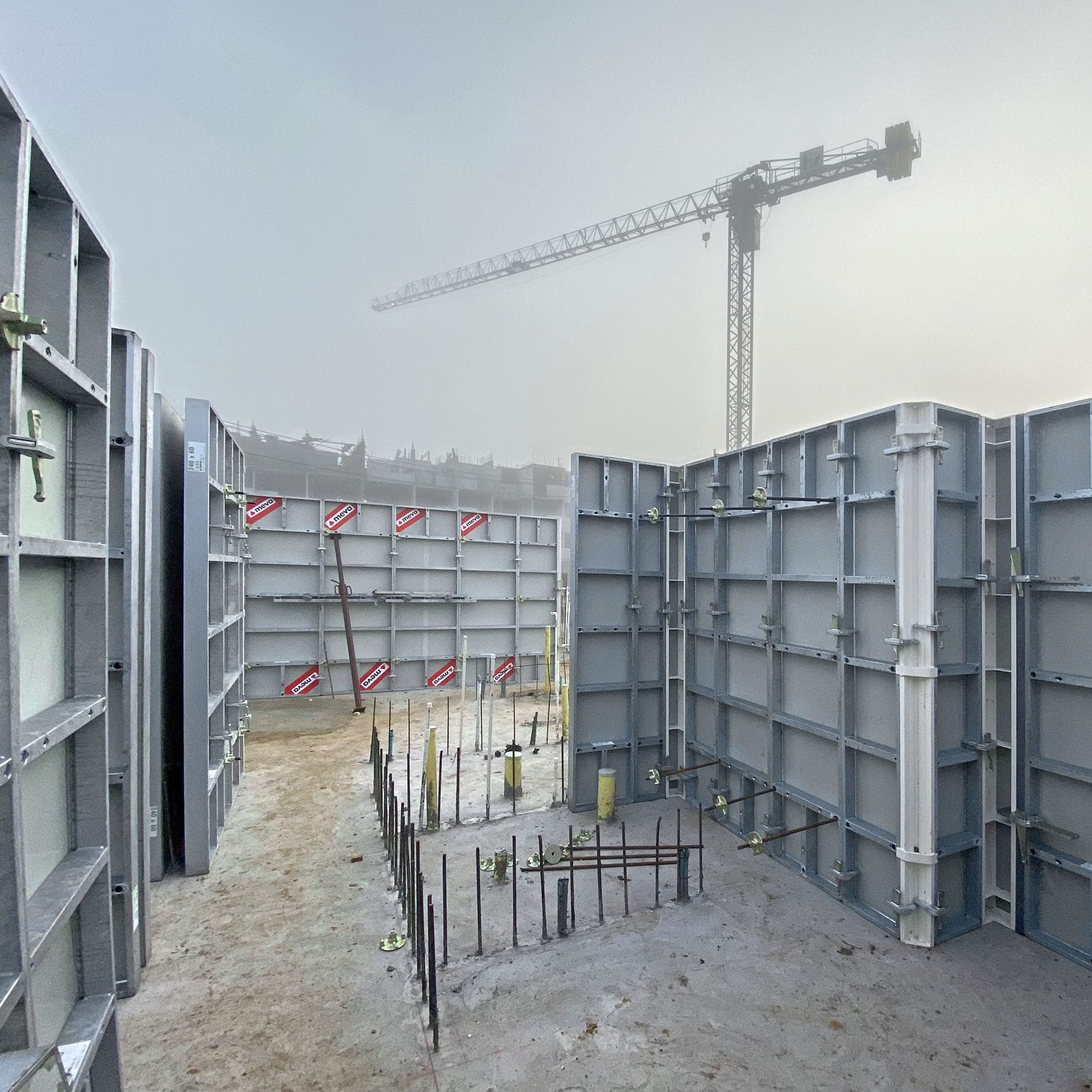 Modular formwork - ECOAS - Meva - frame / galvanised steel / polypropylene