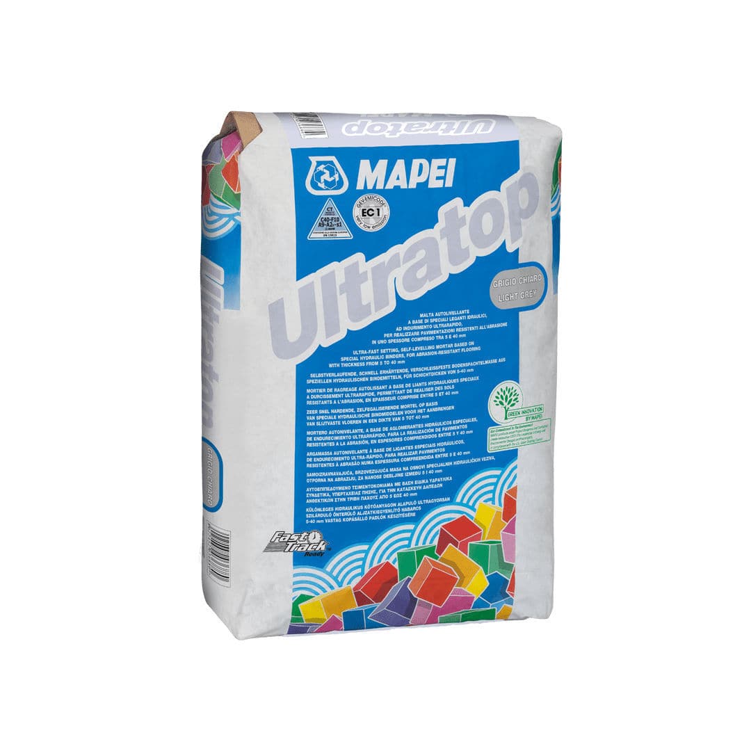 Leveling mortar - ULTRATOP - MAPEI - self-leveling / for flooring ...