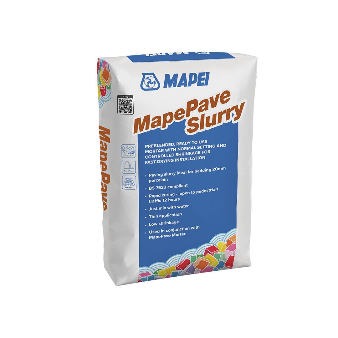 Jointing adhesive mortar - MAPEPAVE SLURRY - MAPEI - for tile / paving