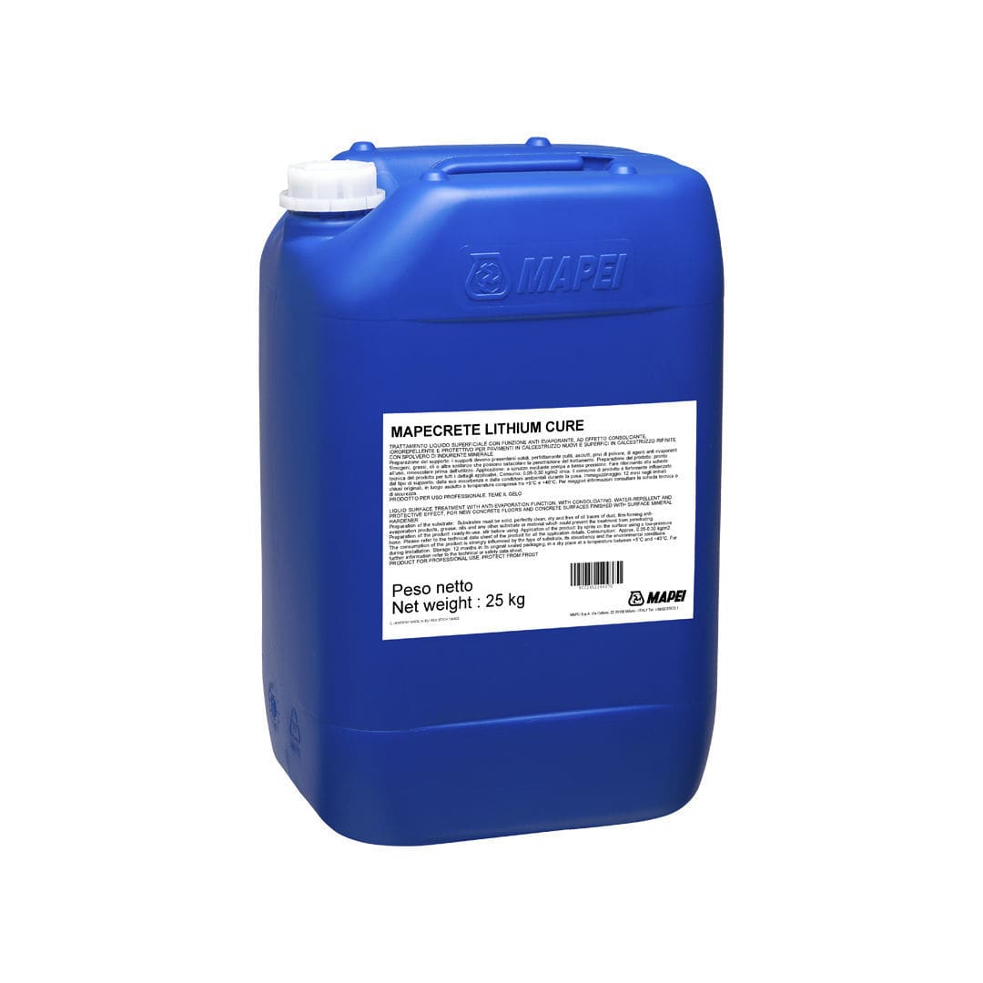 Liquid protective treatment - MAPECRETE LITHIUM CURE - MAPEI - for concrete