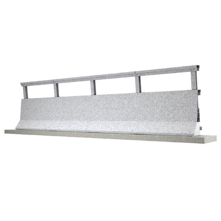 Galvanised steel guard rail - H4-W5 - MARCEGAGLIA - for bridge ...