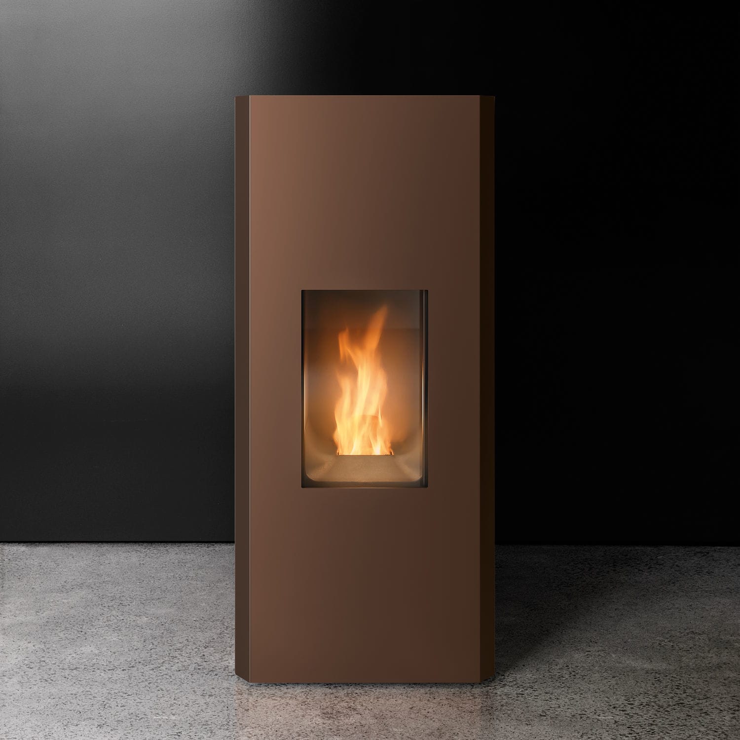 Pellet heating stove - MAKO - MCZ - 5 kW...10 kW / free-standing ...