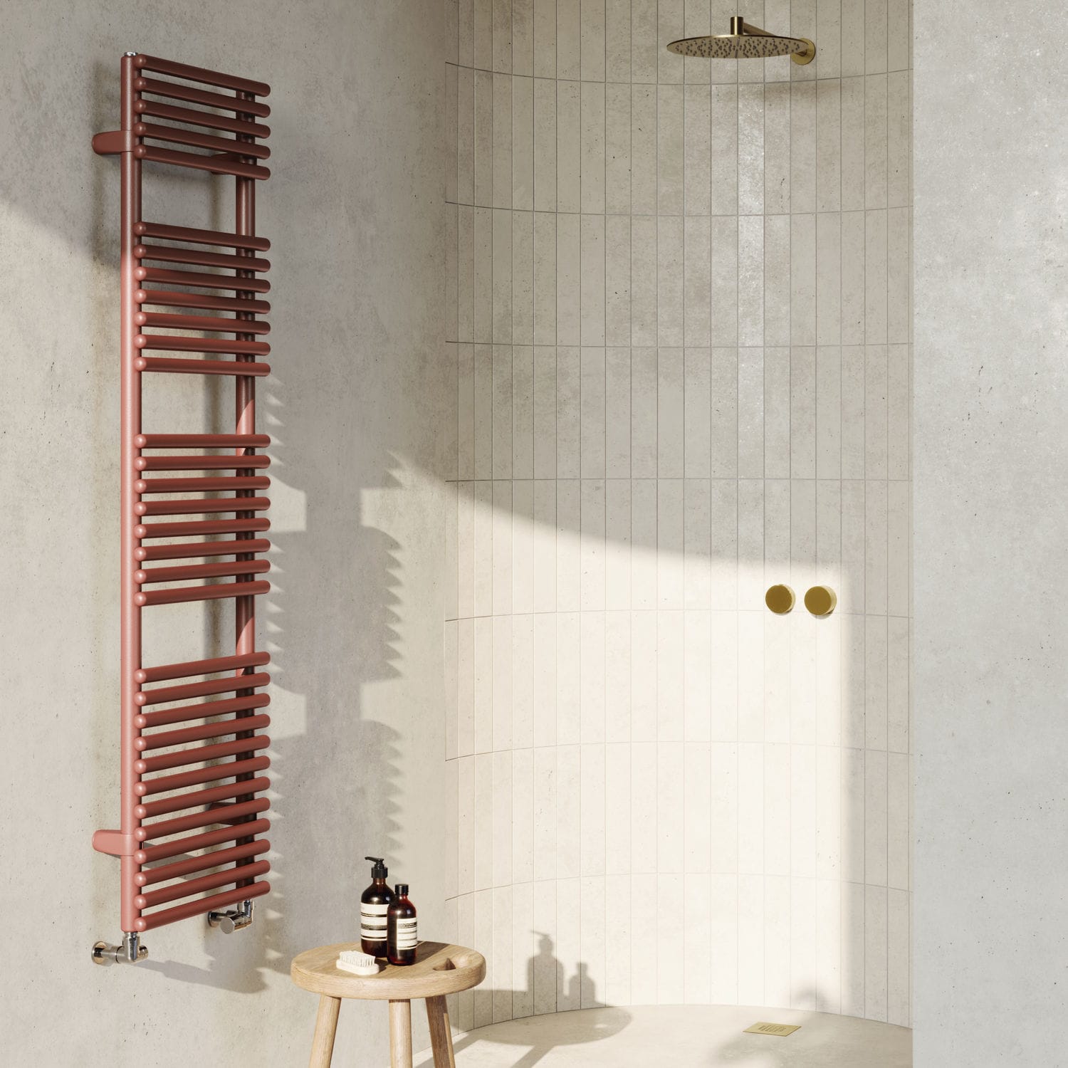 Contemporary towel radiator - Gabbiano - Caleido srl - electric / hot ...