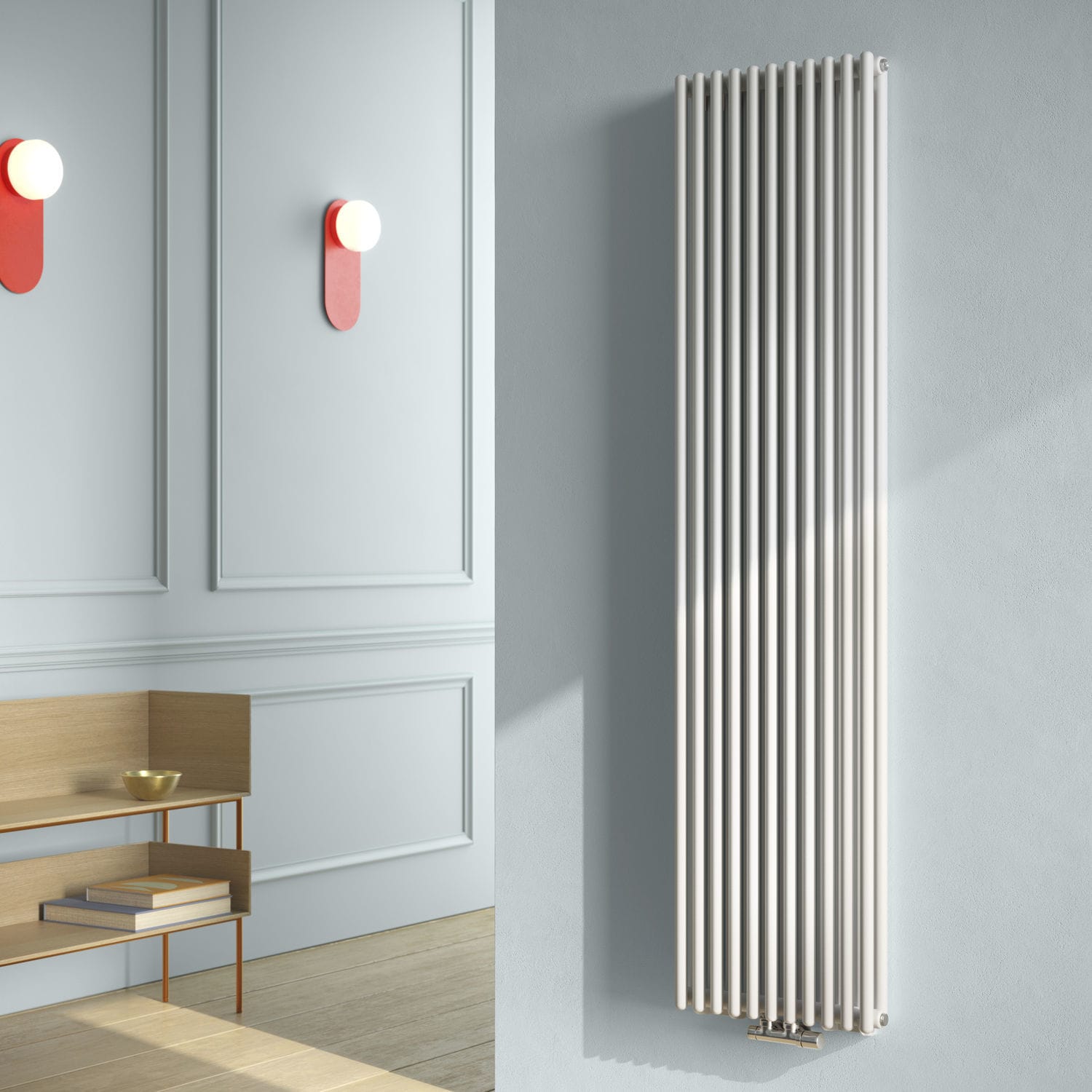 Contemporary radiator - Zigolo - Caleido srl - electric / hot water ...
