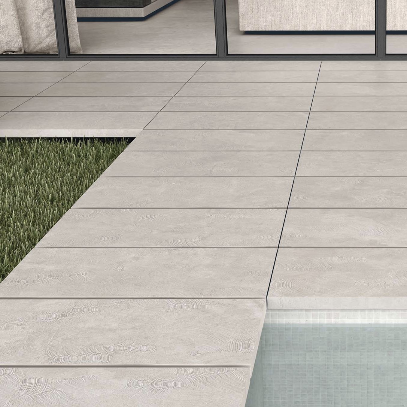 Porcelain tile - NORTH - APAVISA PORCELANICO - indoor / outdoor / bathroom