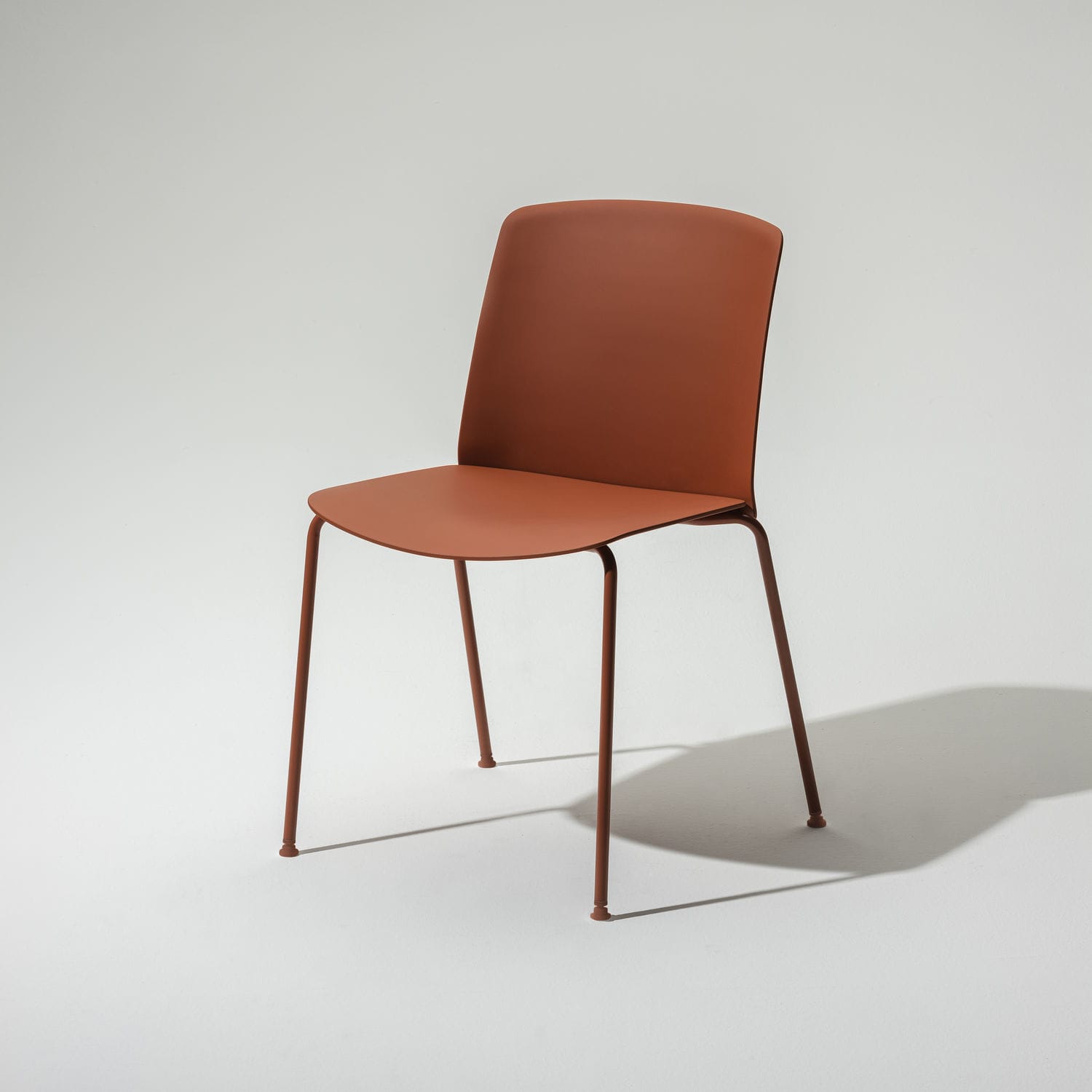 Contemporary chair - MIXU - Arper - indoor / fabric / leather