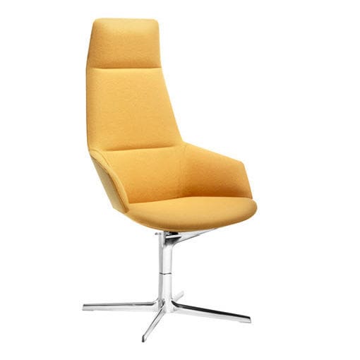 Contemporary executive chair - ASTON: 4 WAYS - Arper - leather / fabric ...