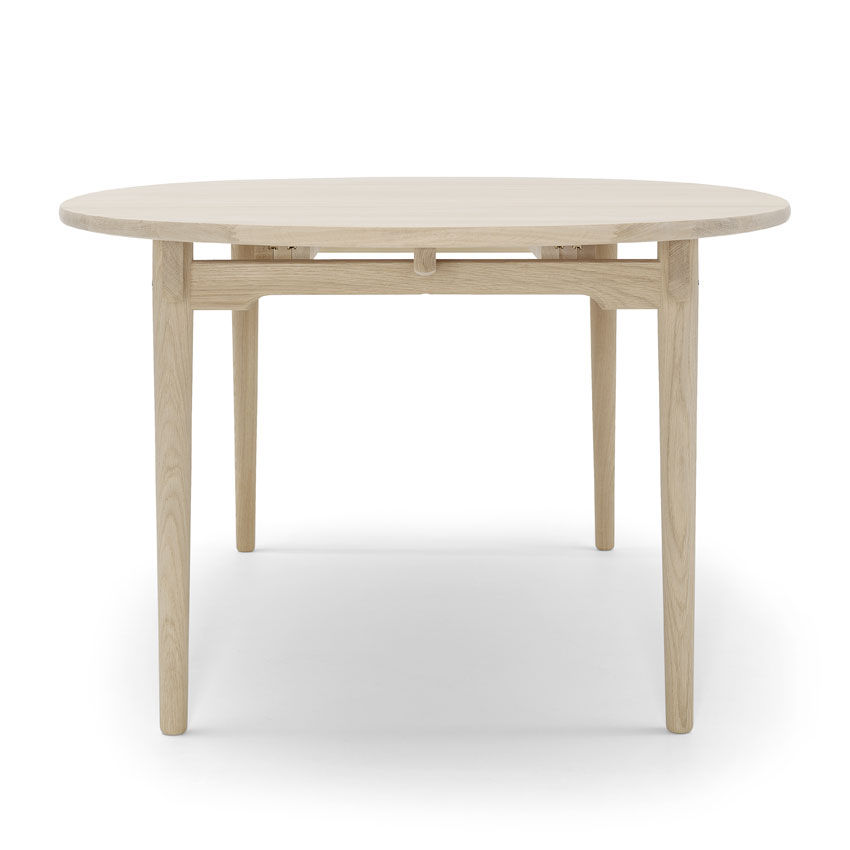 Contemporary table - CH338 - Carl Hansen & Son - wooden / round / by ...