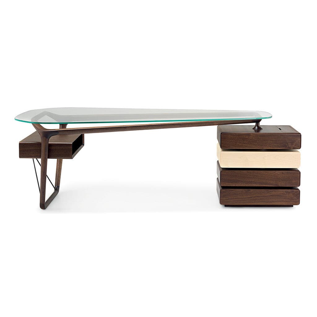 Contemporary desk - OMAGGIO - CECCOTTI COLLEZIONI - plywood / maple ...