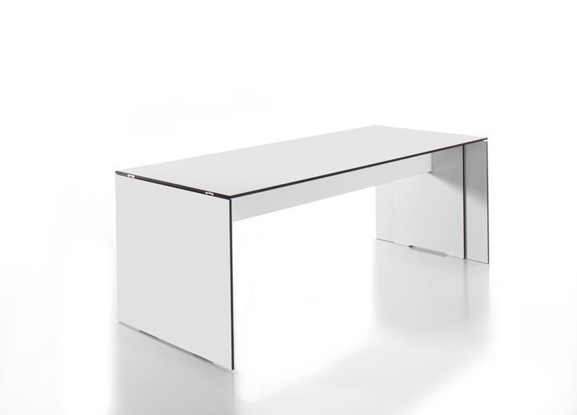 Contemporary dining table - RIVA - Conmoto - ash / rectangular / folding