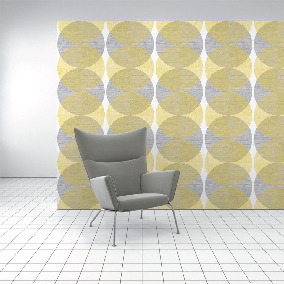 Interior wall-covering - BOCCE - Design Tex - polyester / printed ...
